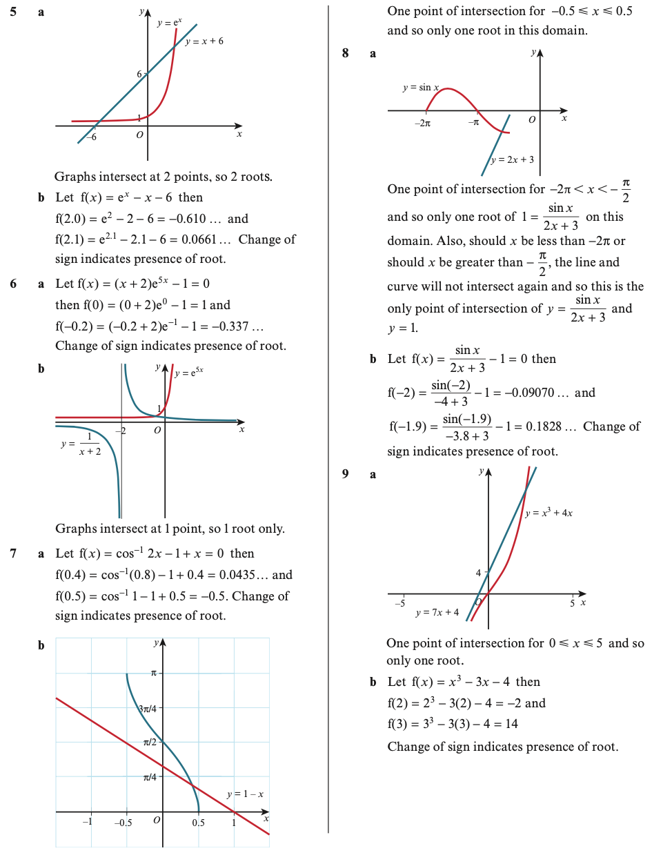 9709. P3. Numerical Solutions of Equations – Maths with David