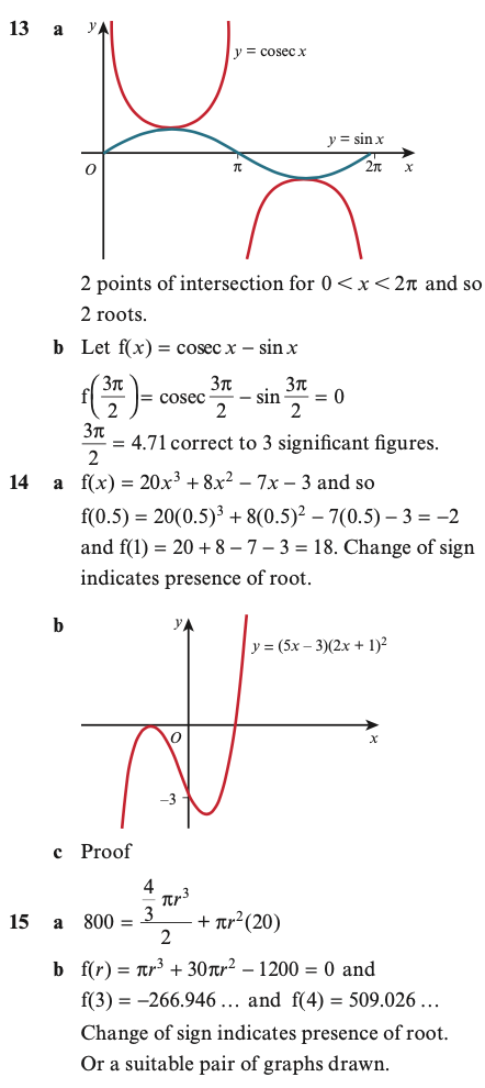 9709. P3. Numerical Solutions of Equations – Maths with David