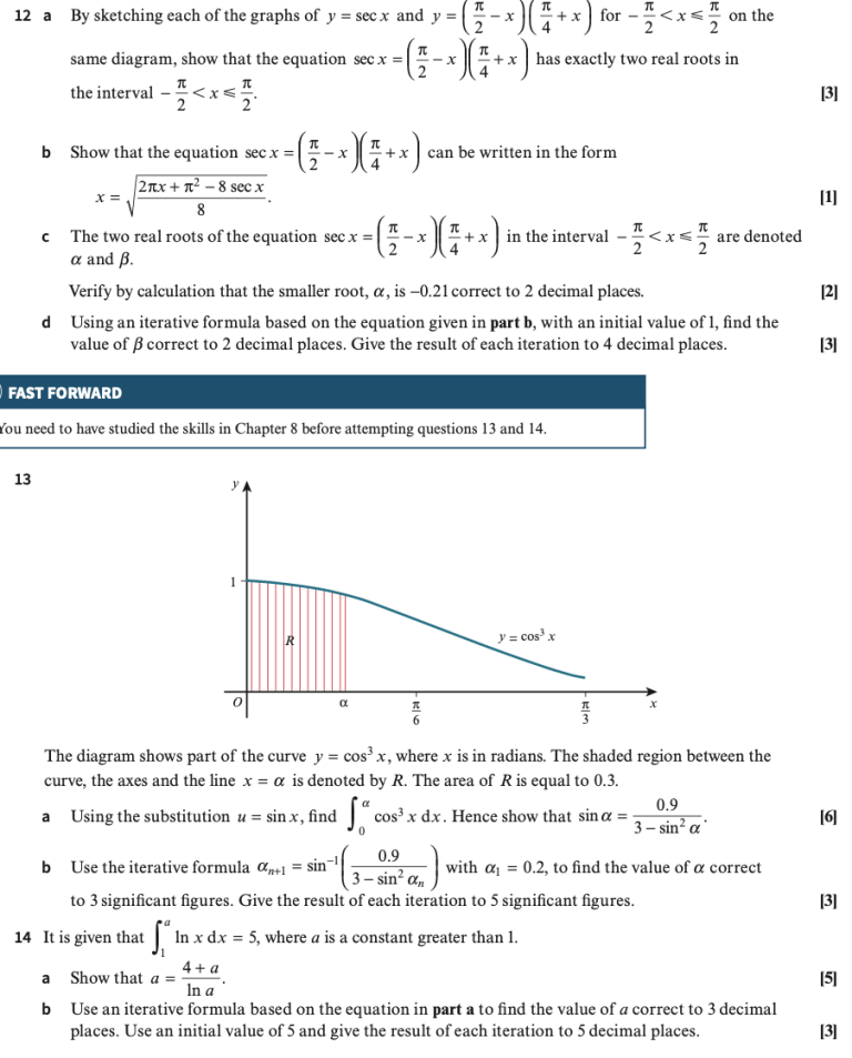 9709. P3. Numerical Solutions of Equations – Maths with David