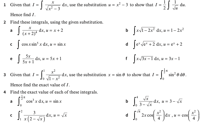 9709. P3. Further Calculus – Maths with David