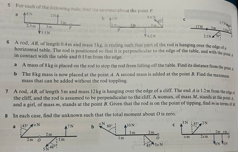 Equilibrium of a Rigid Body – Maths with David