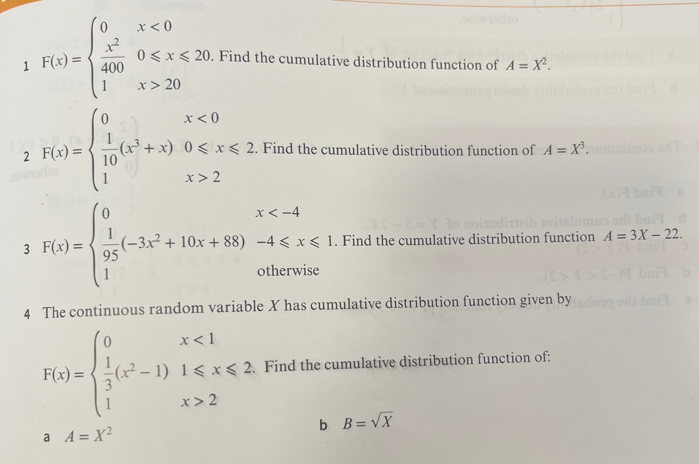 9231. Statistics. Continuous Random Variables – Maths with David