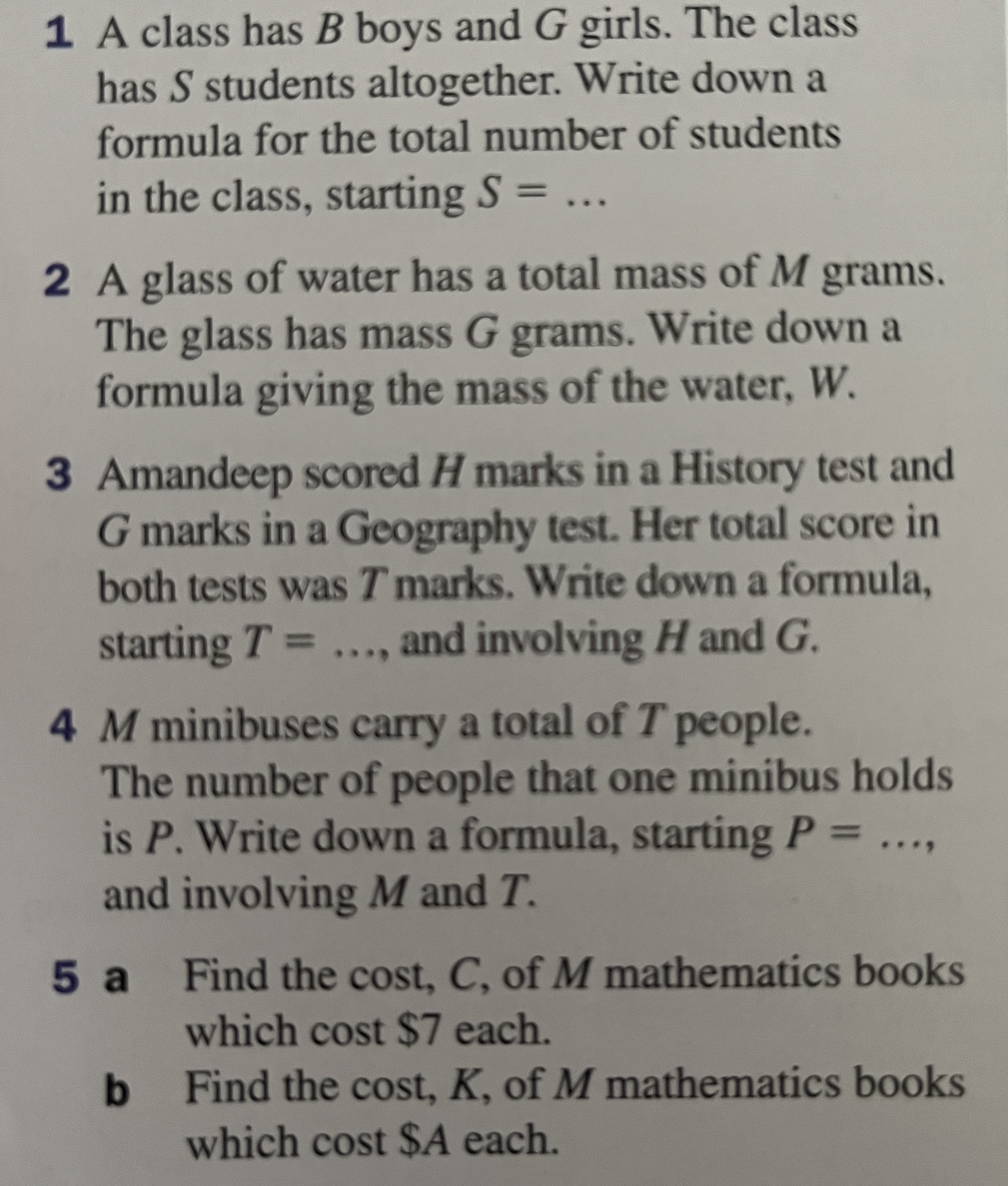 Year 7. Formulae – Maths with David