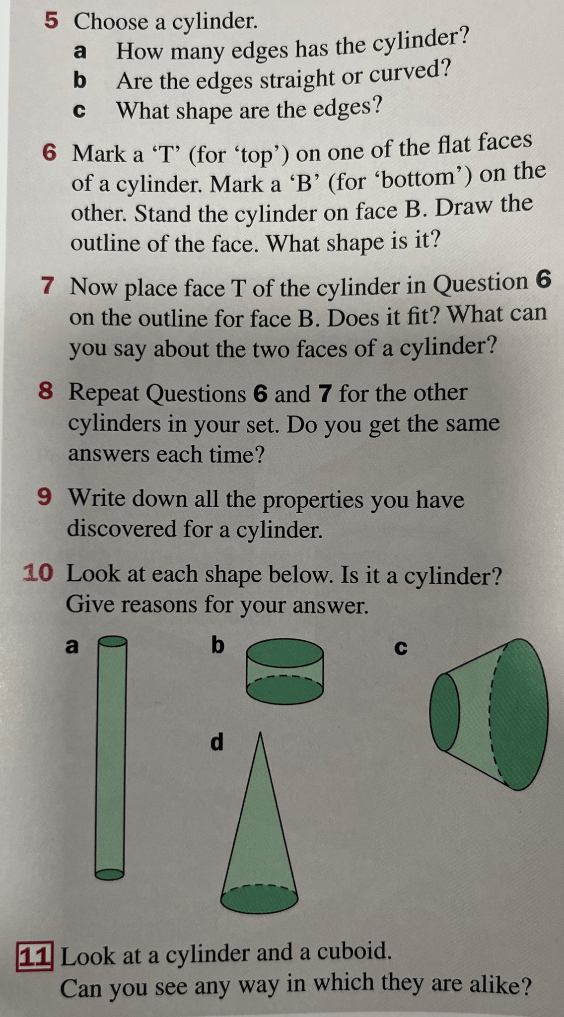 Year 7. 3D Shapes – Maths with David
