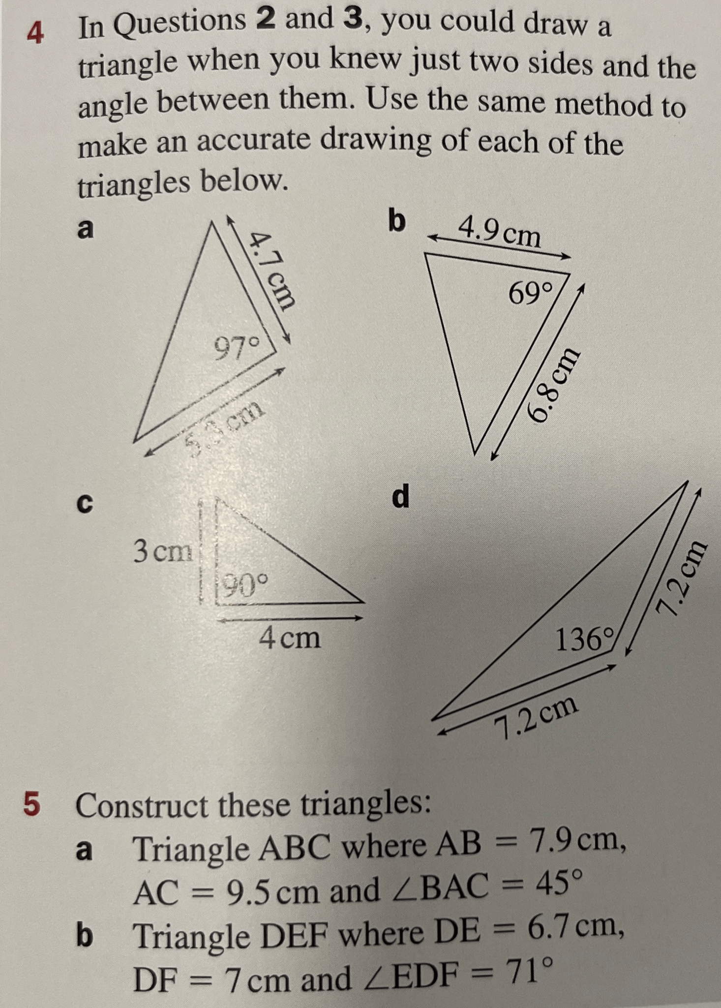 Year 7. Constructions – Maths with David