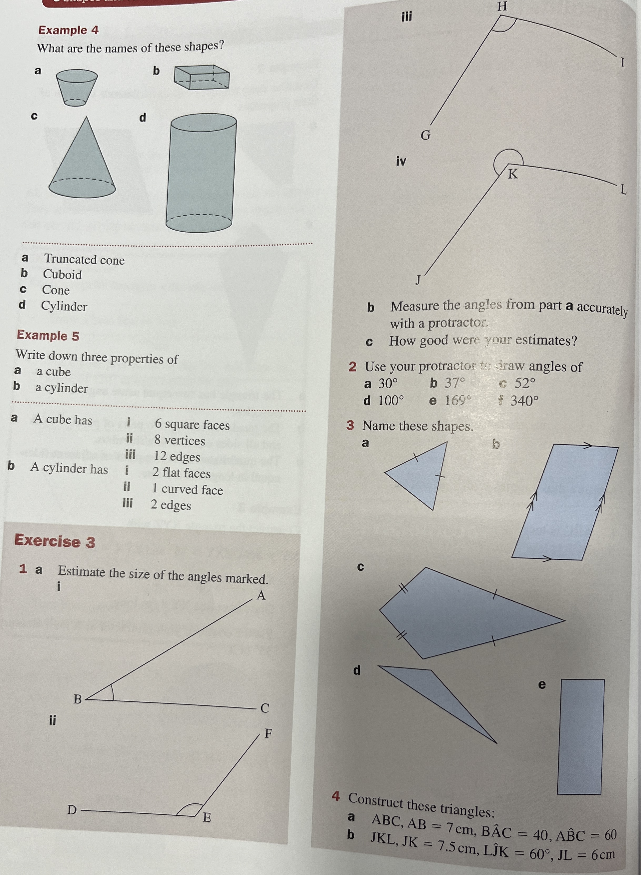 Year 7. Shape & Space. Practice 1 – Maths with David