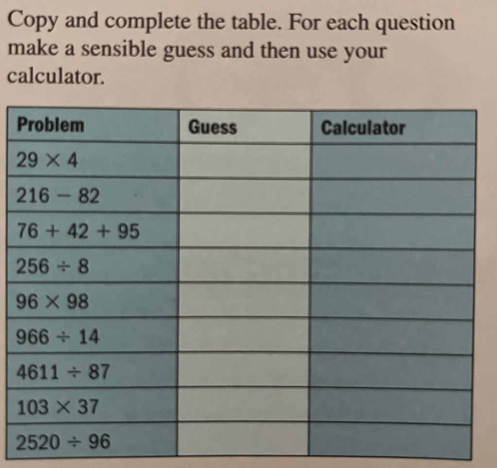 Year 7. Estimation – Maths with David
