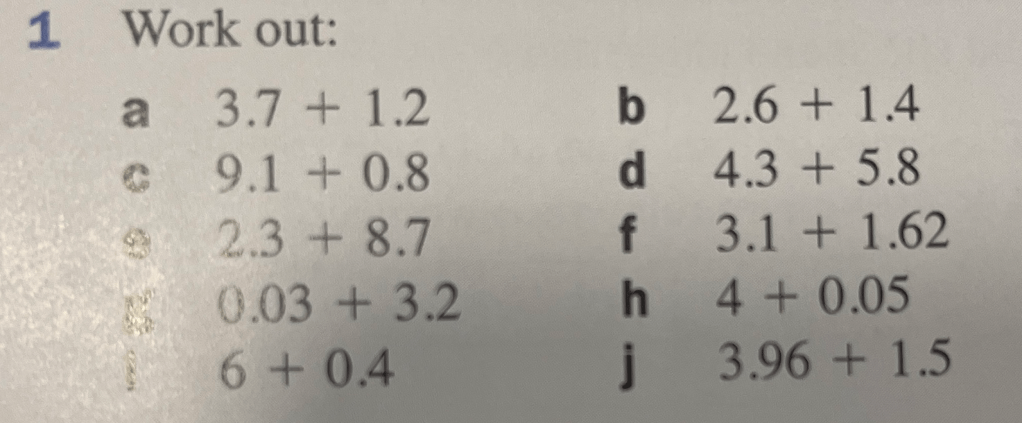 Year 7. Addition & Subtraction of Decimals – Maths with David