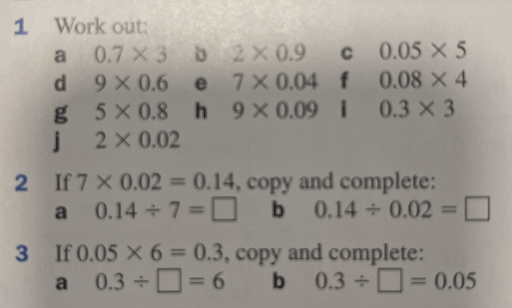 Year 7. Multiplication & Division of Decimals – Maths with David