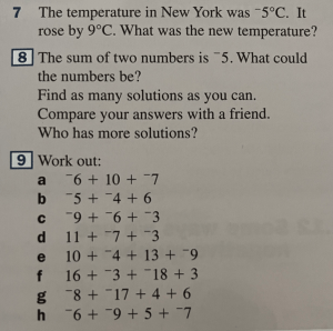 Year 7. Negative Numbers – Maths with David