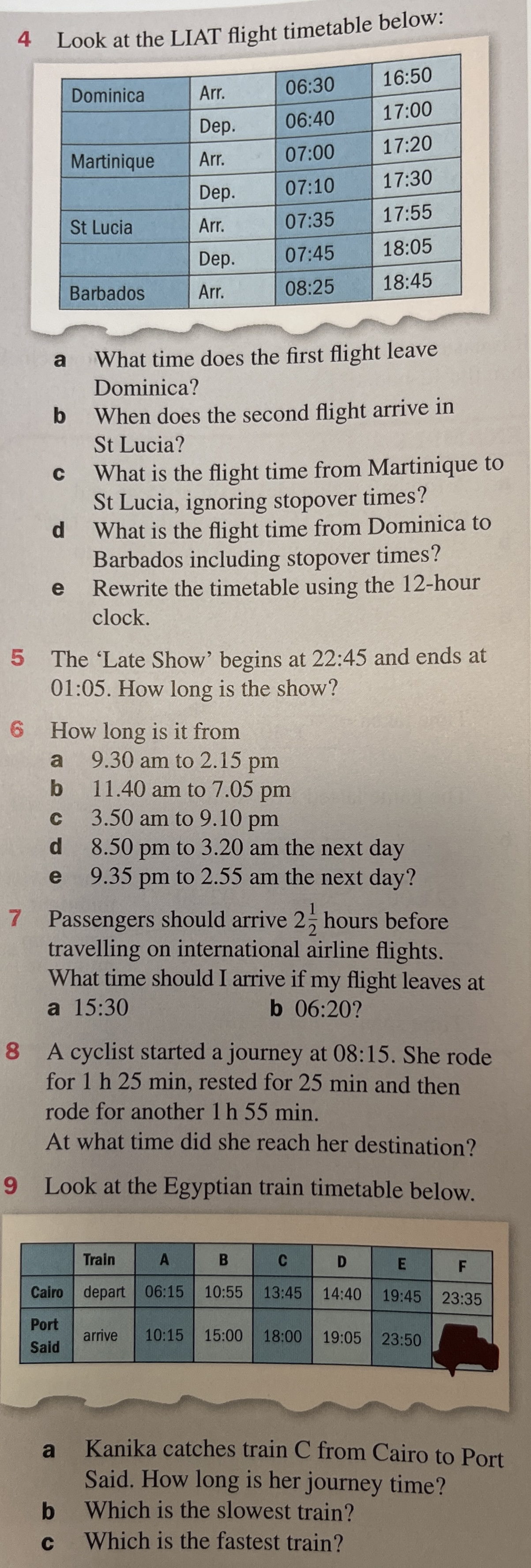 Year 7. Time – Maths with David