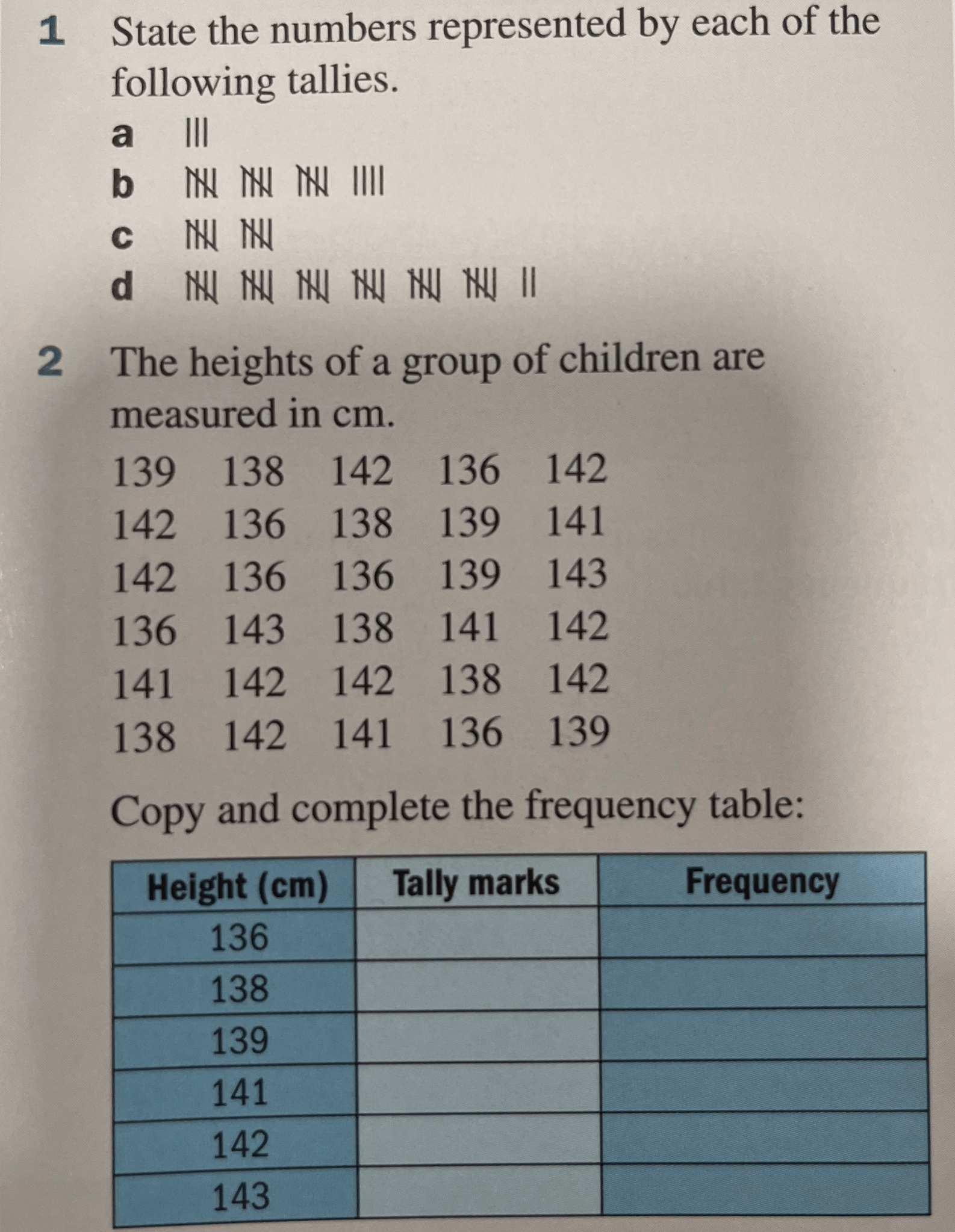 Year 7. Collecting Data – Maths with David