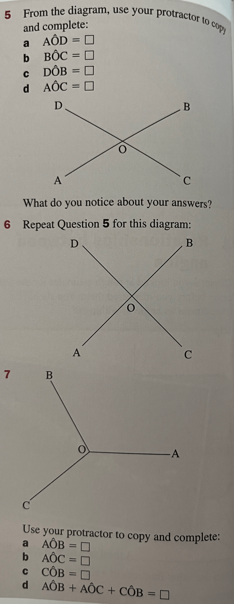 Year 7. Measuring Angles – Maths with David