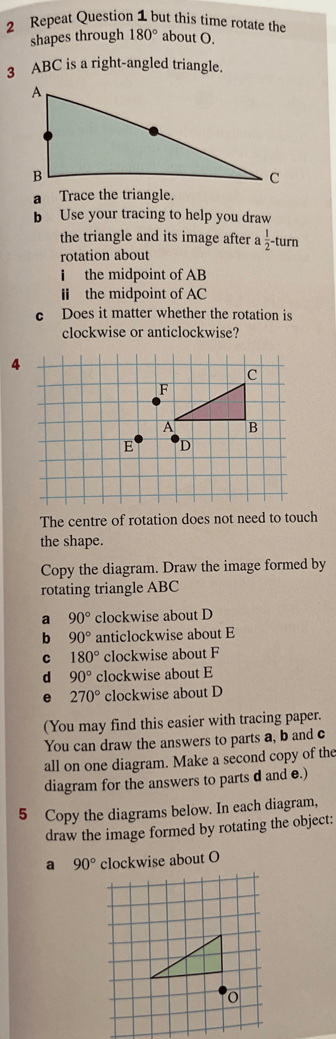 Year 7. Rotation – Maths with David