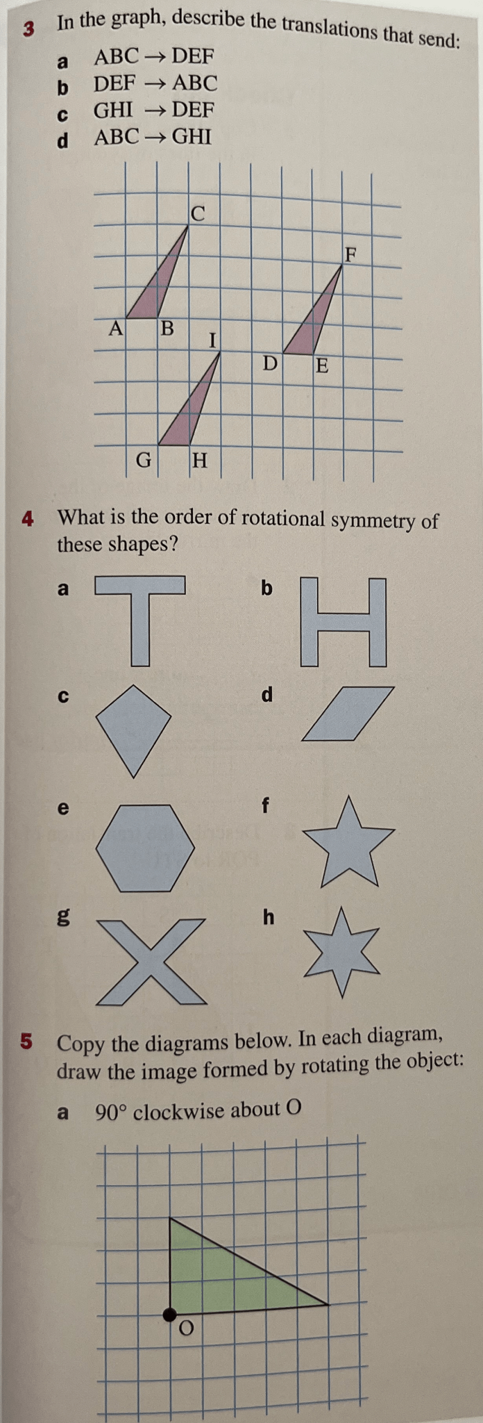 Year 7. Transformations Practice – Maths with David