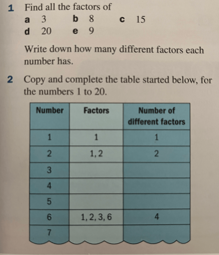 Year 7. Multiples & Factors – Maths with David