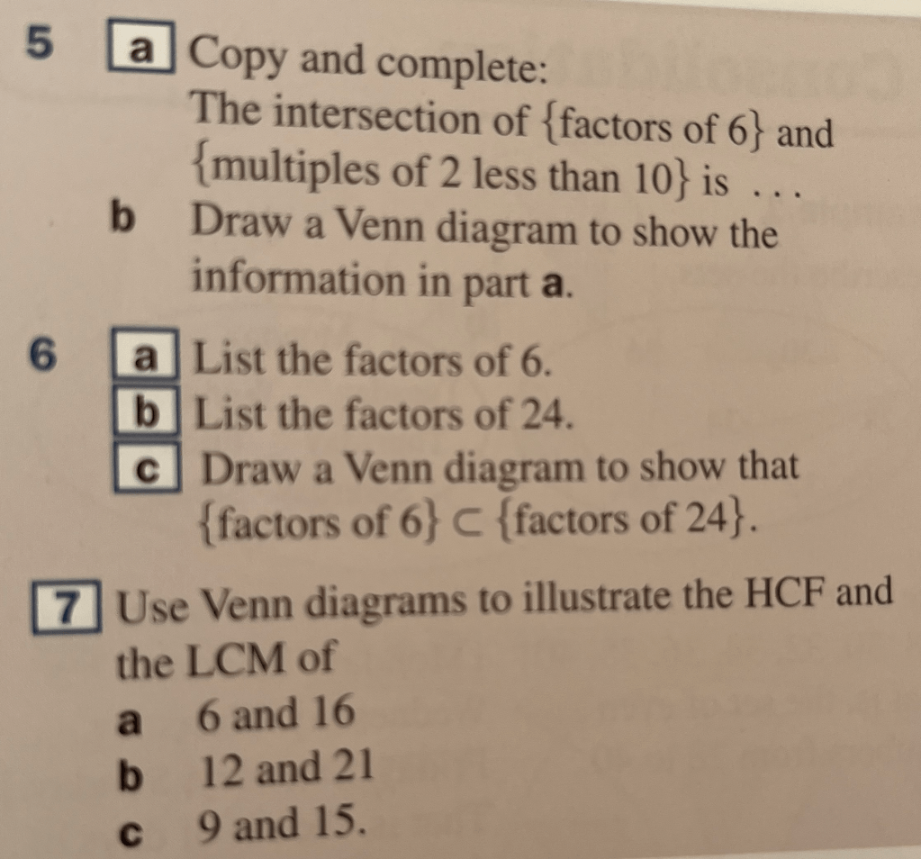 Year 7. Sets Practice – Maths with David