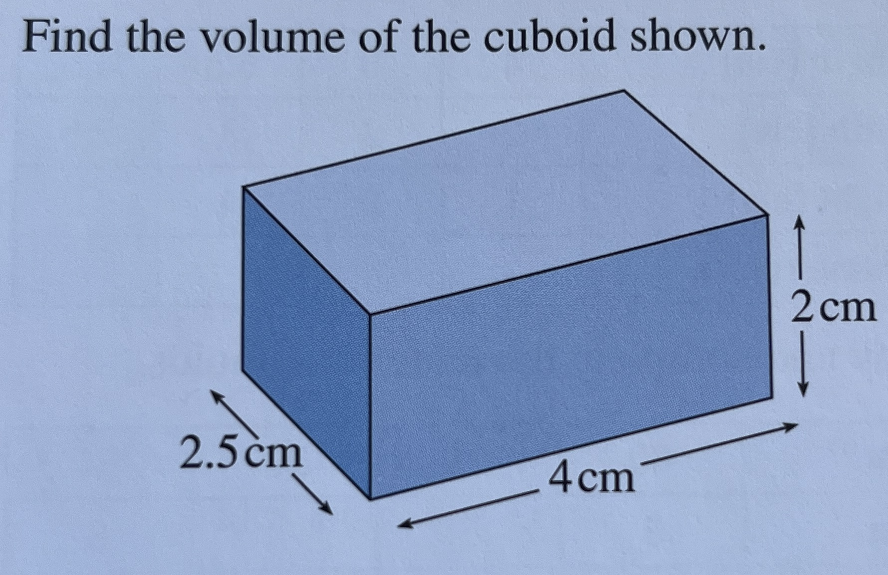 Year 7. Volume – Maths with David