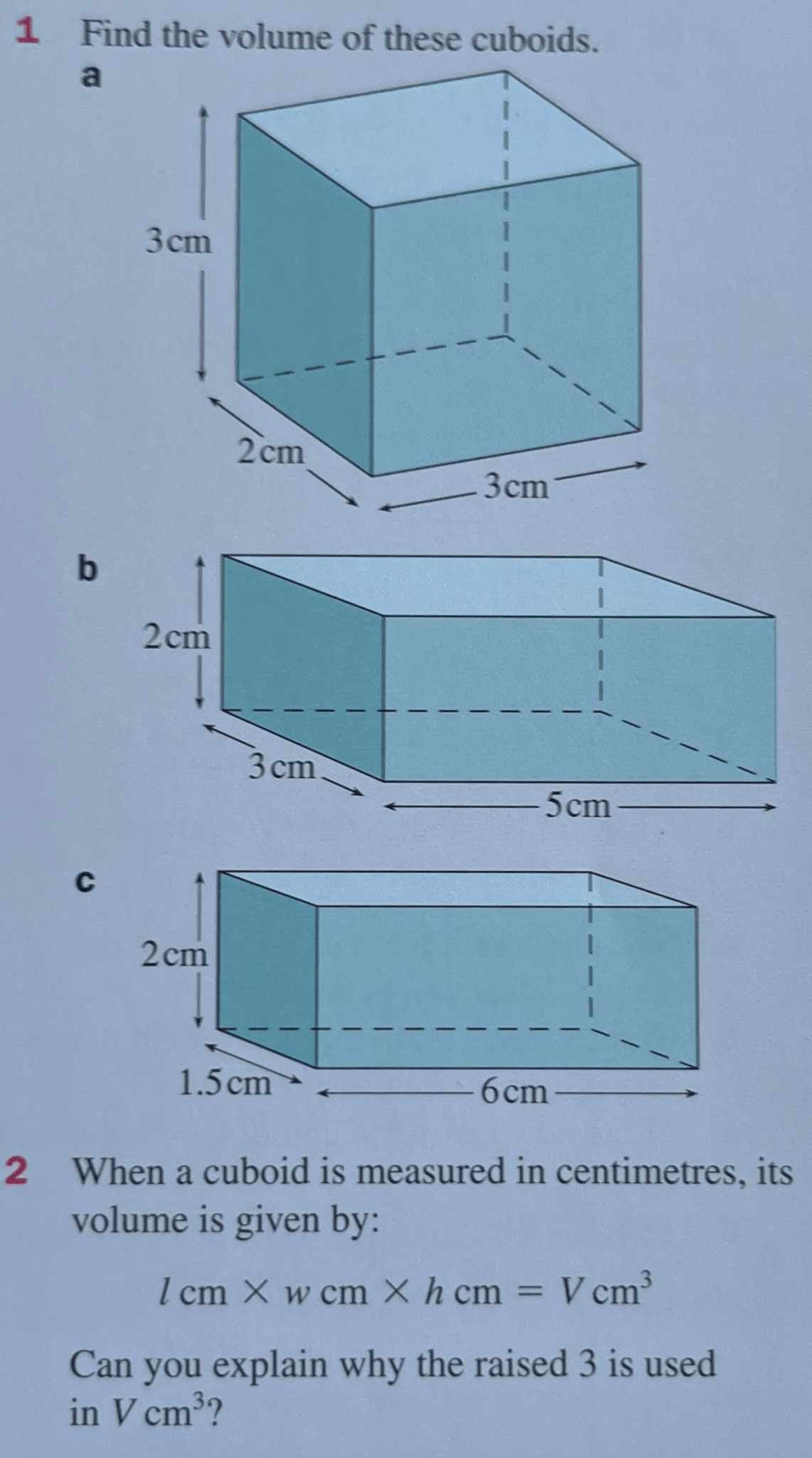 Year 7. Volume – Maths with David