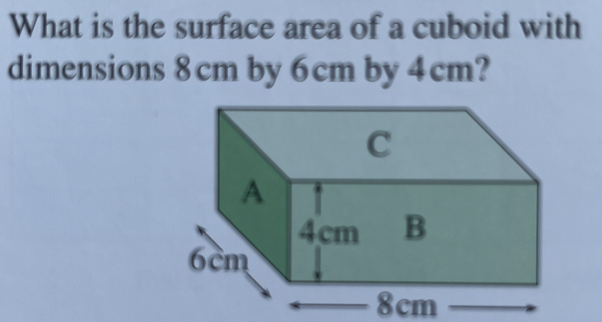 Year 7. Surface Area – Maths with David