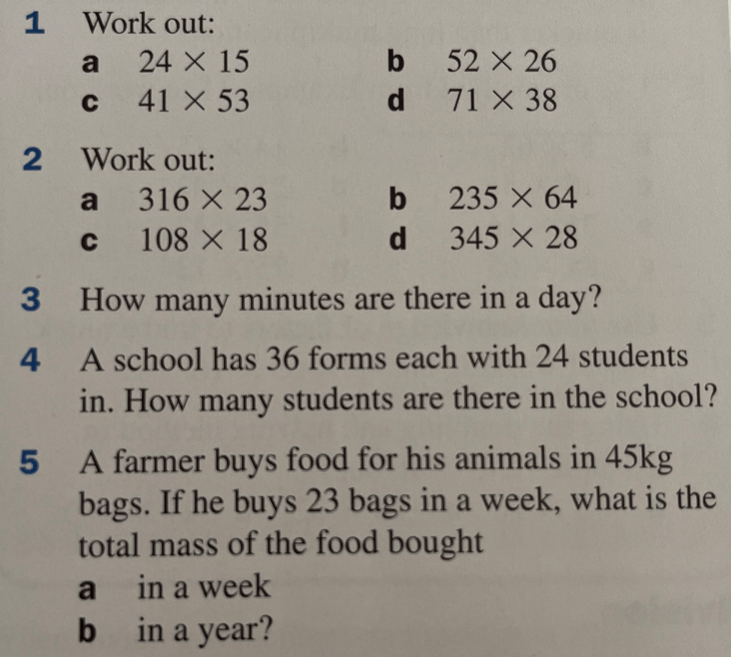 Year 7. Formal Multiplication & Division – Maths with David