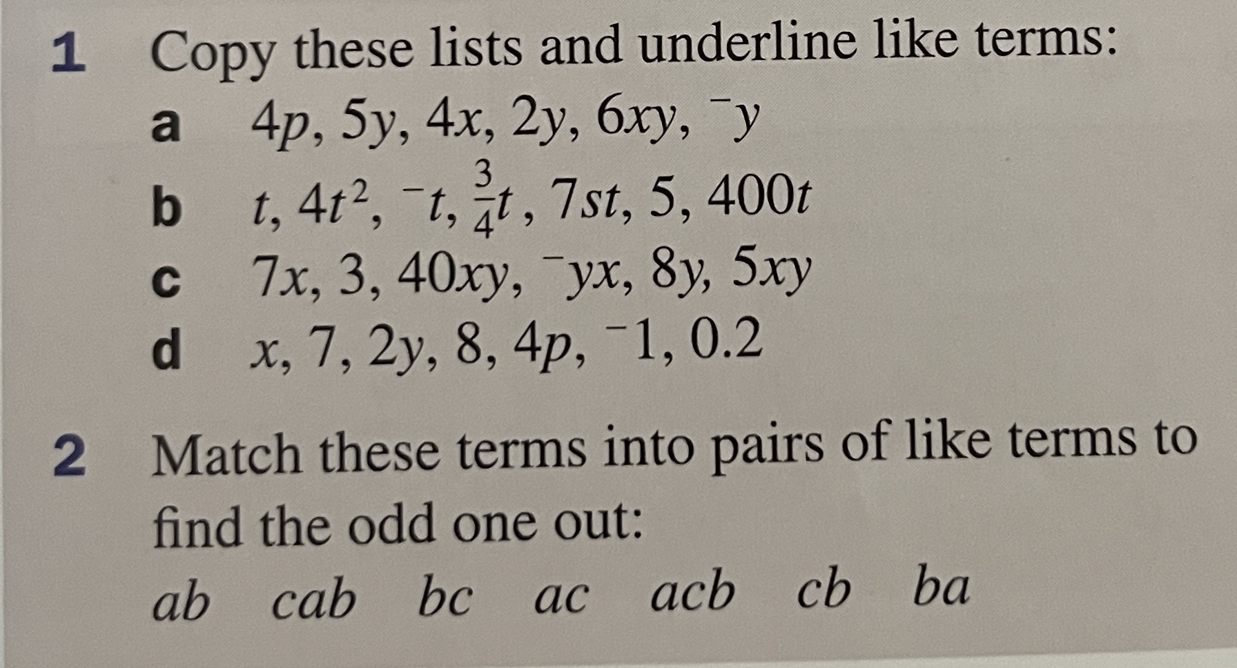 Year 7. Simplifying Expressions – Maths with David