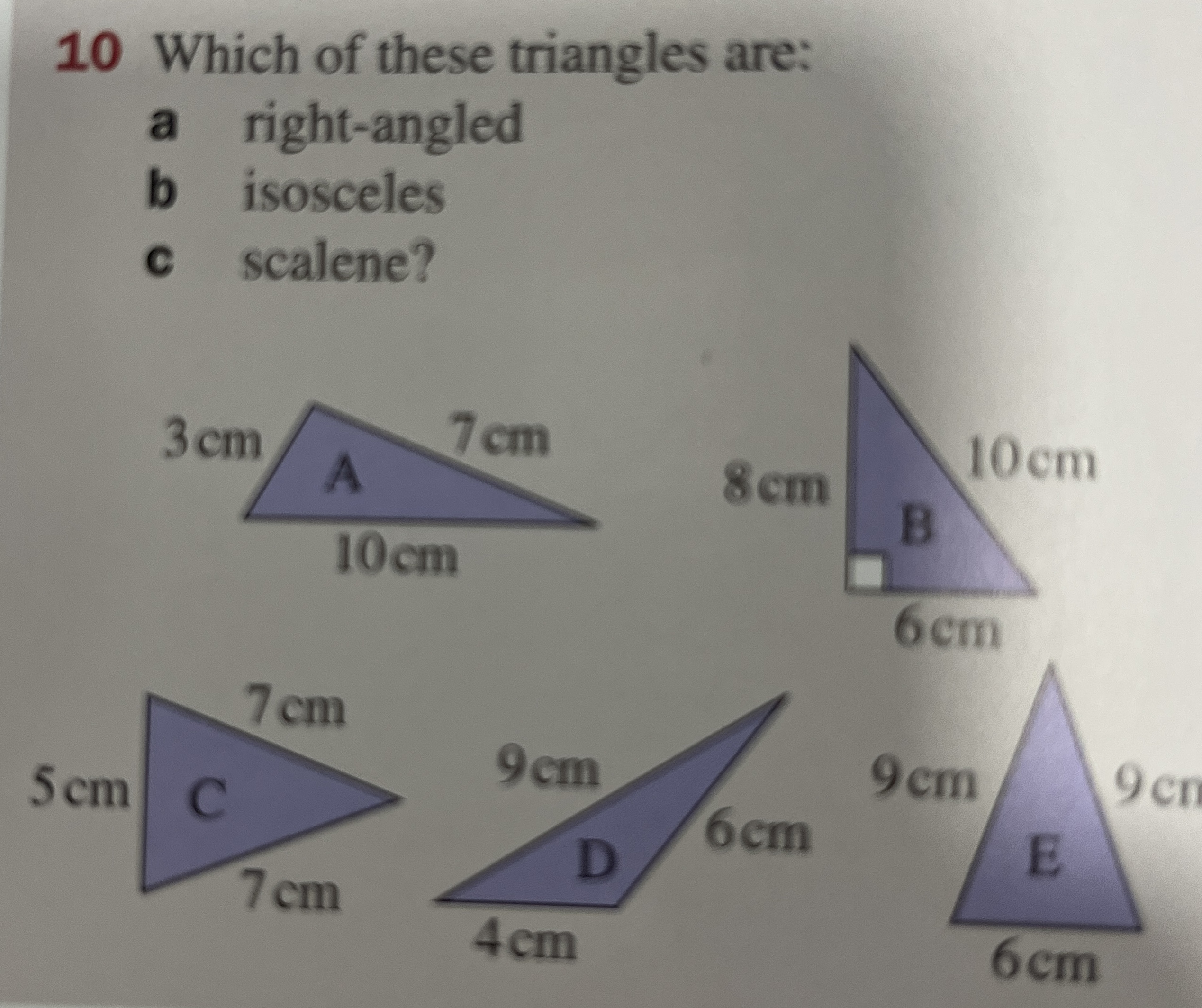 Year 7. Triangles – Maths with David