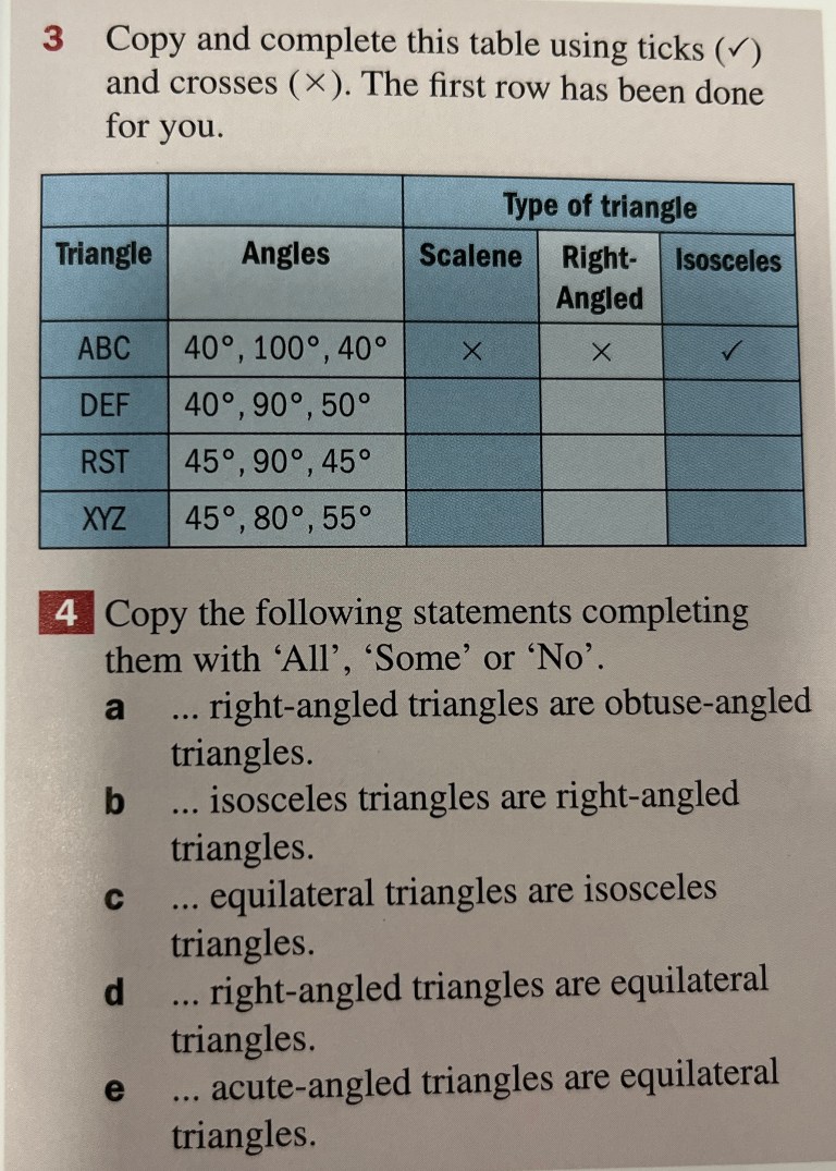 Year 7. Triangles – Maths with David