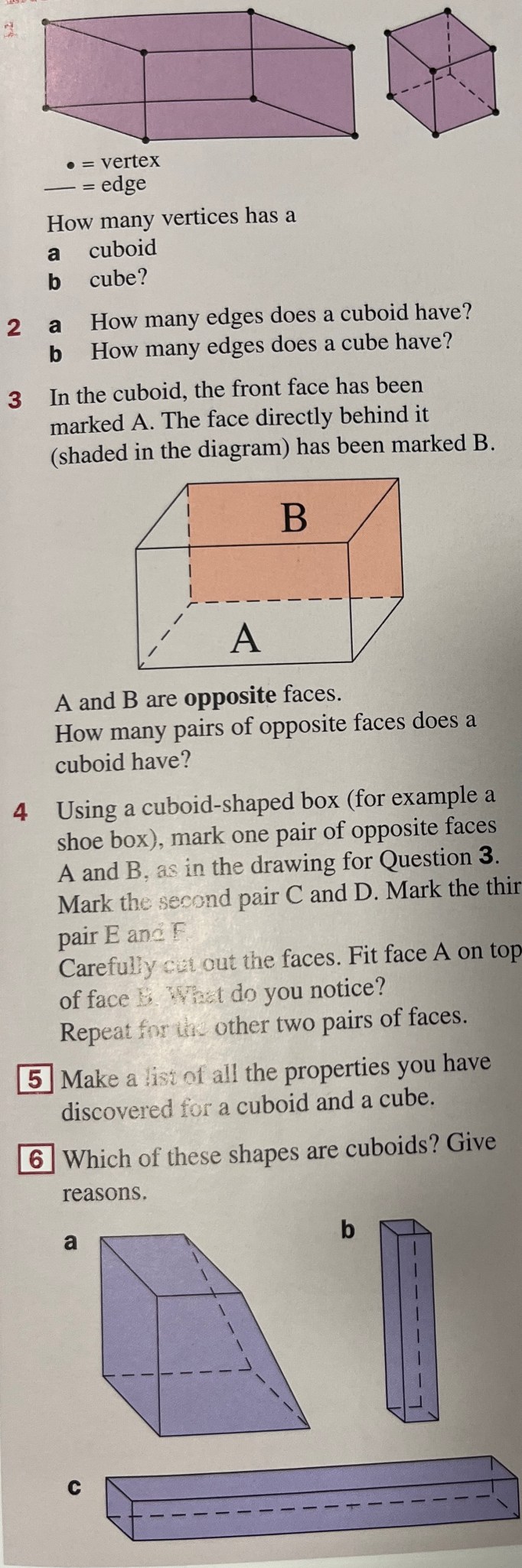 Year 7. 3D Shapes – Maths with David