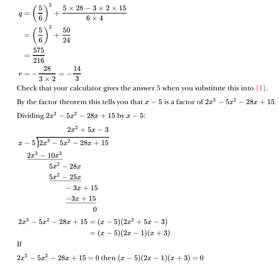 9709. P3. Polynomial Division. Solutions – Maths with David