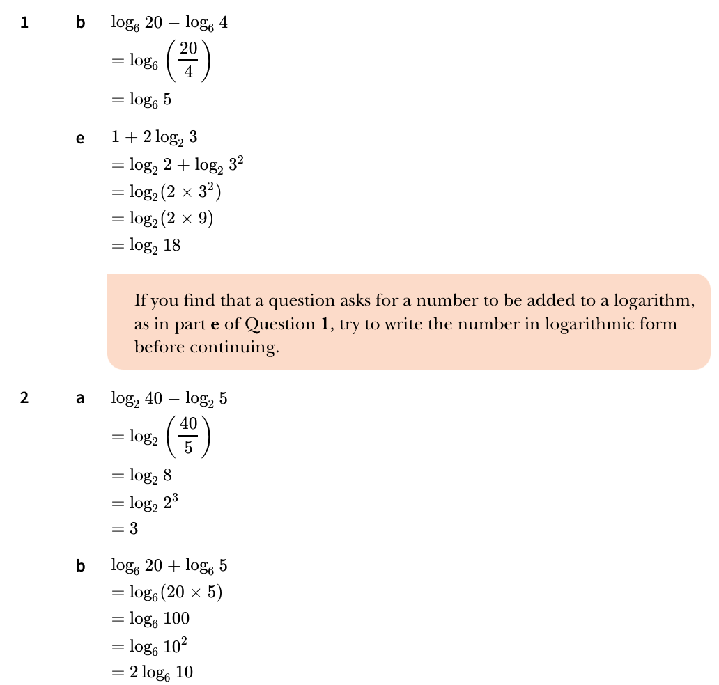 9709. P3. Logarithms. Exercise 3 Solutions – Maths with David
