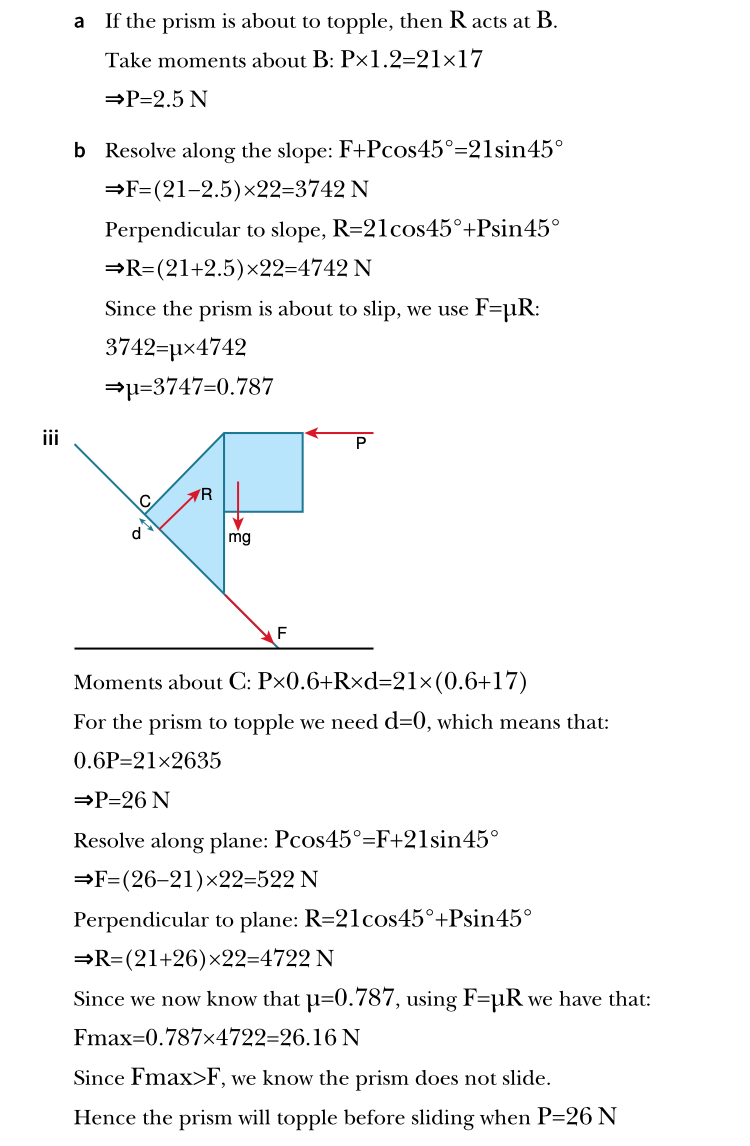 9231 Fm Equilibrium Mixed Exercise Worked Solutions Maths With David