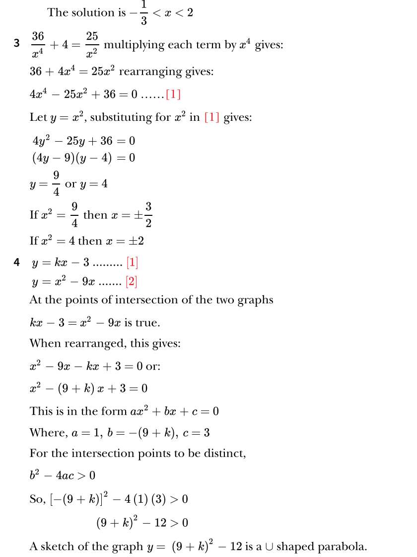 9709. P1. Mixed Exercises Worked Solutions – Maths with David