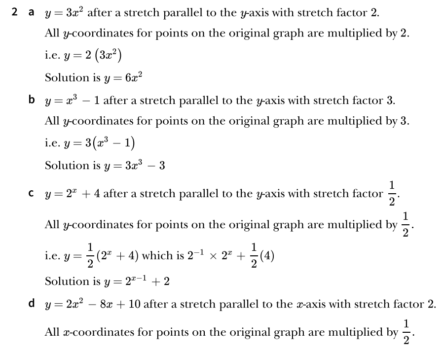 9709. P1. Functions. Exercise 7 Worked Solutions – Maths with David