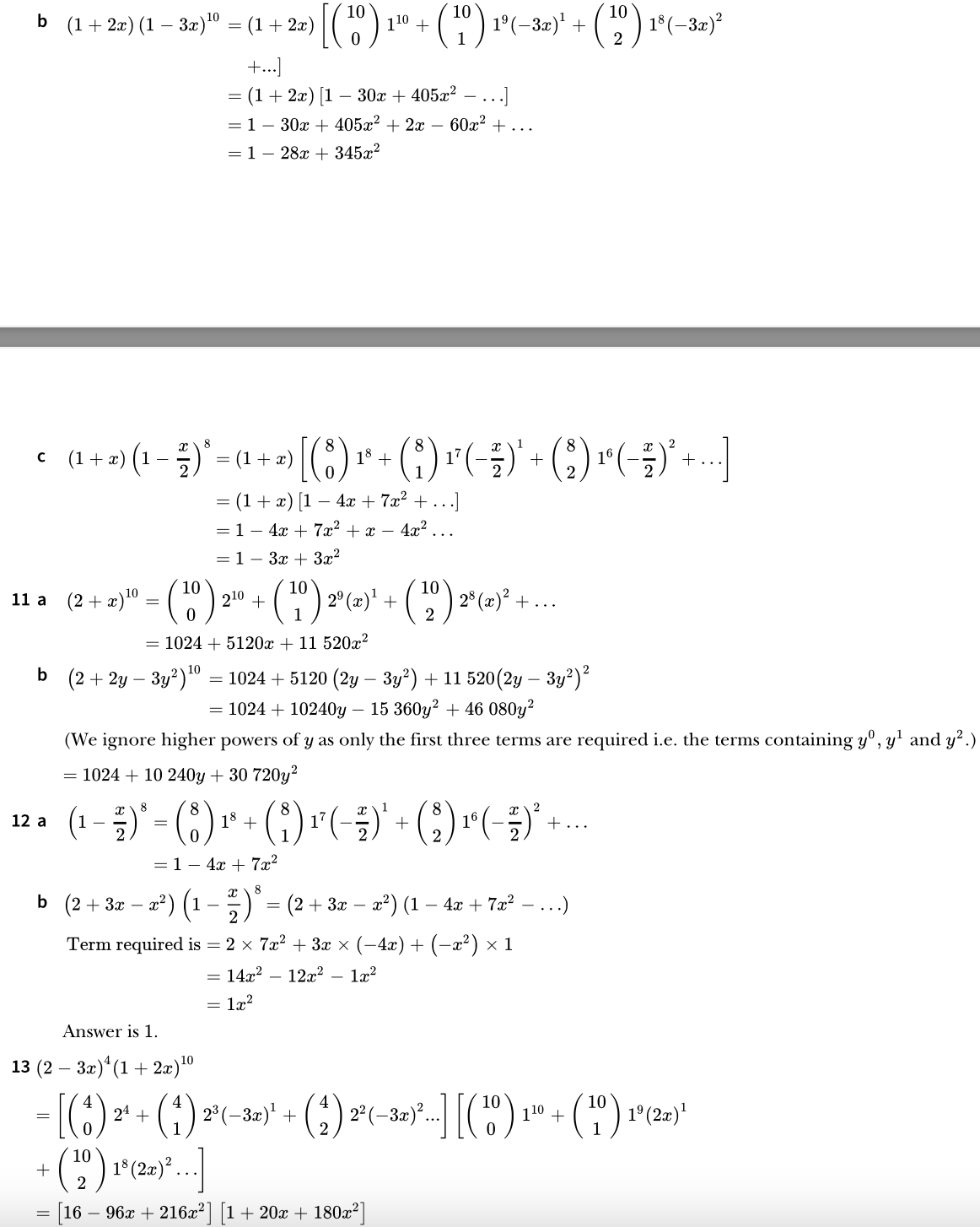 9709. P1. Series. Exercise 2 Worked Solutions – Maths with David