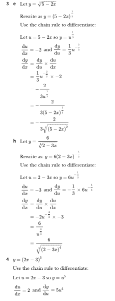 9709. P1. Differentiation. Exercise 2 Worked Solutions – Maths with David