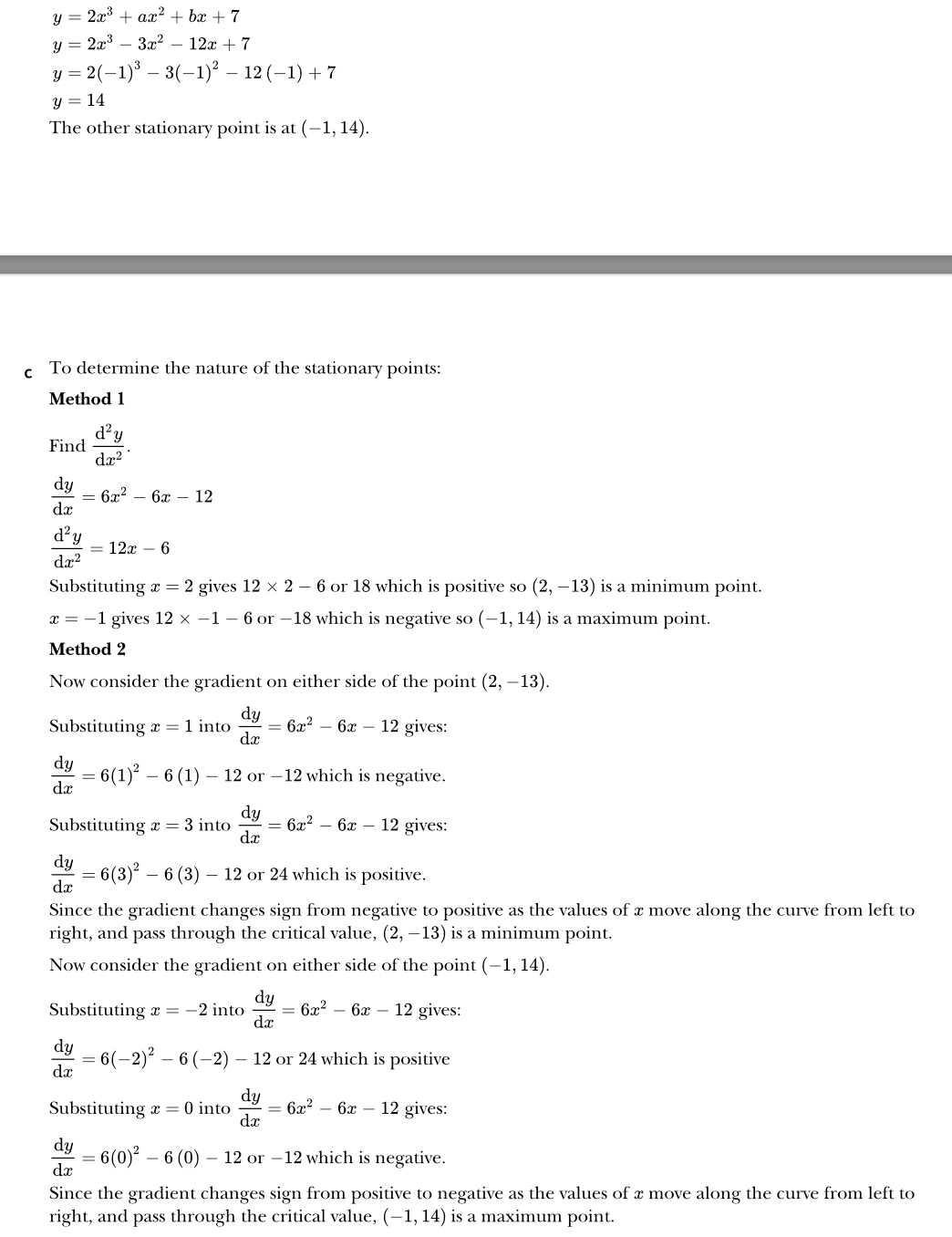 9709. P1. Applied Differentiation. Exercise 2 Worked Solutions – Maths ...