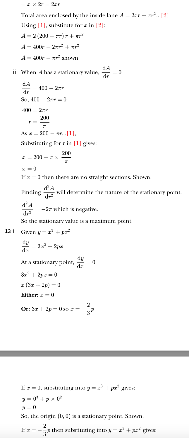 9709. P1. Further Differentiation. Exercise 5 & Mixed Exercise Worked ...