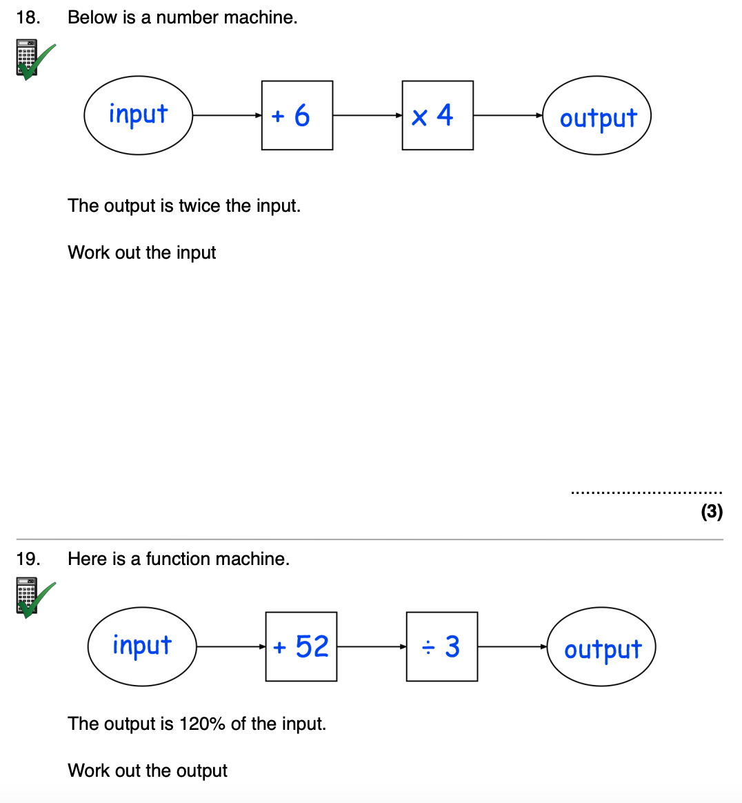 Year 7. Function Machine Practice – Maths with David