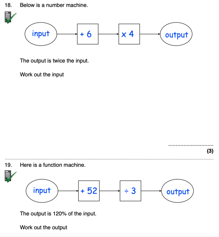 Year 7 Function Machine Practice Maths With David 2752