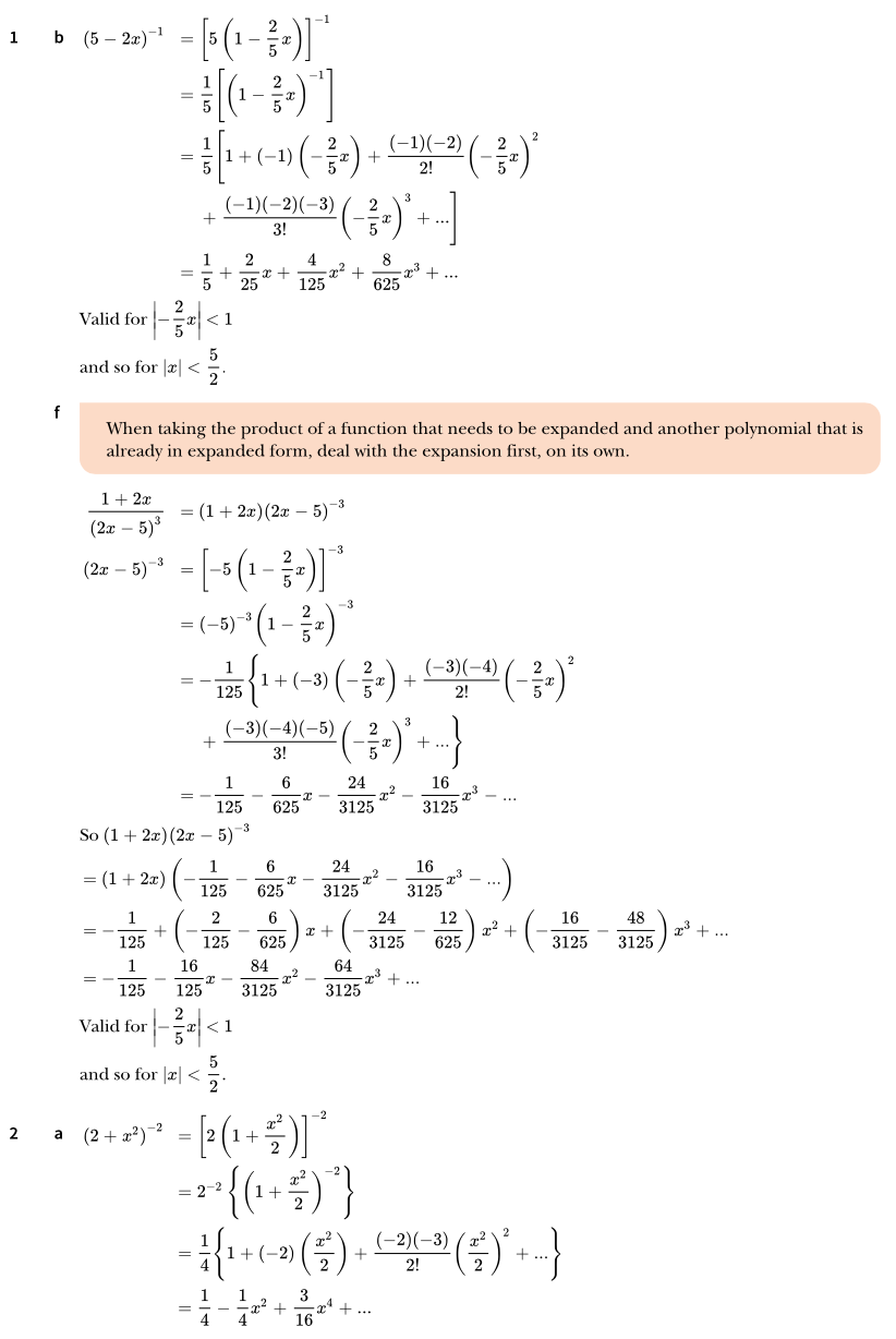 9709. P3. Further Algebra. Exercise 4 Worked Solutions – Maths with David