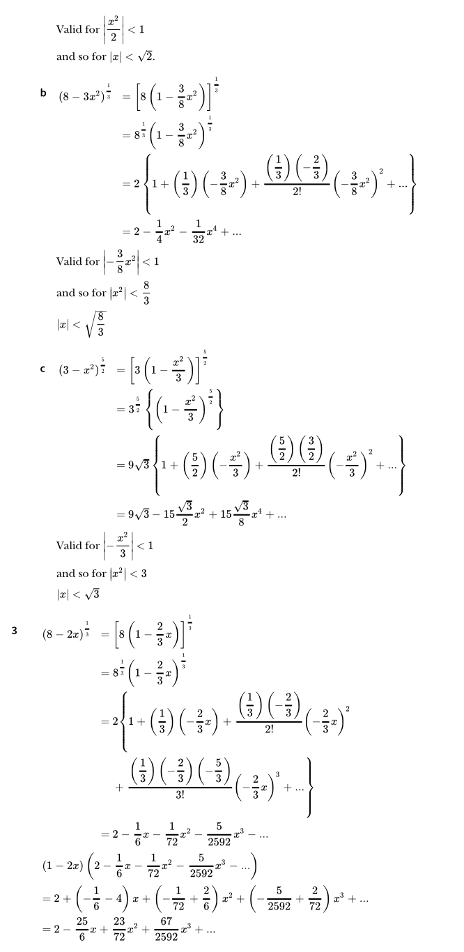 9709. P3. Further Algebra. Exercise 4 Worked Solutions – Maths with David
