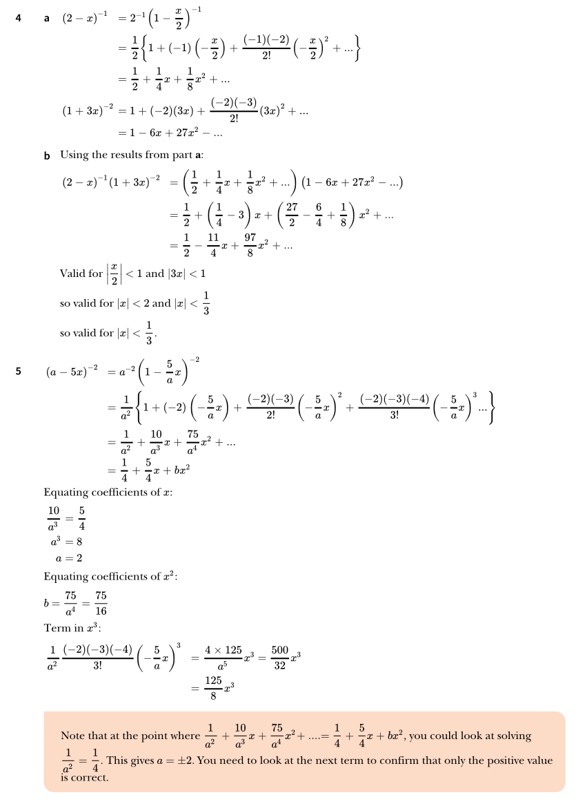 9709. P3. Further Algebra. Exercise 4 Worked Solutions – Maths with David