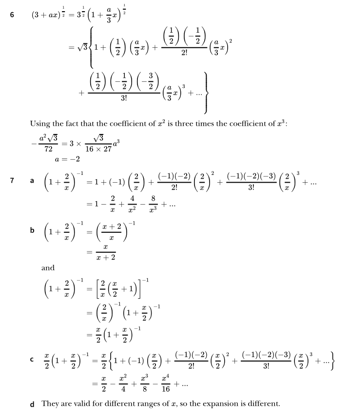 9709. P3. Further Algebra. Exercise 4 Worked Solutions – Maths with David