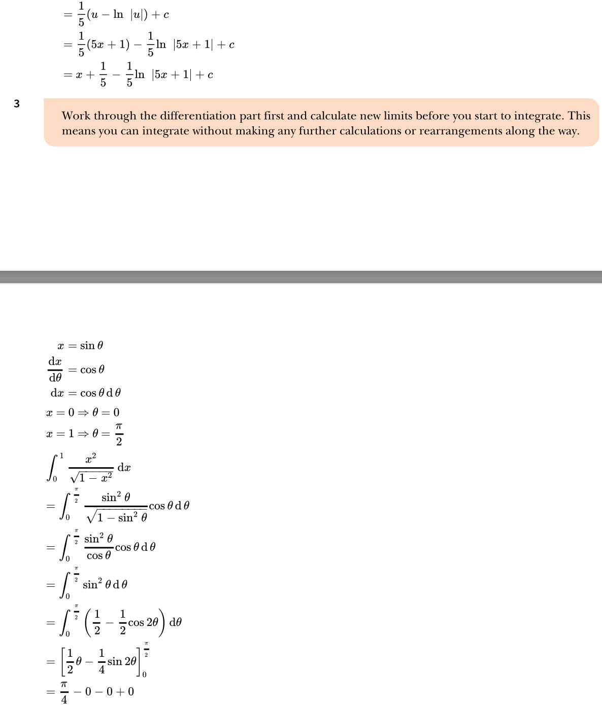 9709. P3. Further Calculus. Exercise 4 Worked Solutions – Maths with David