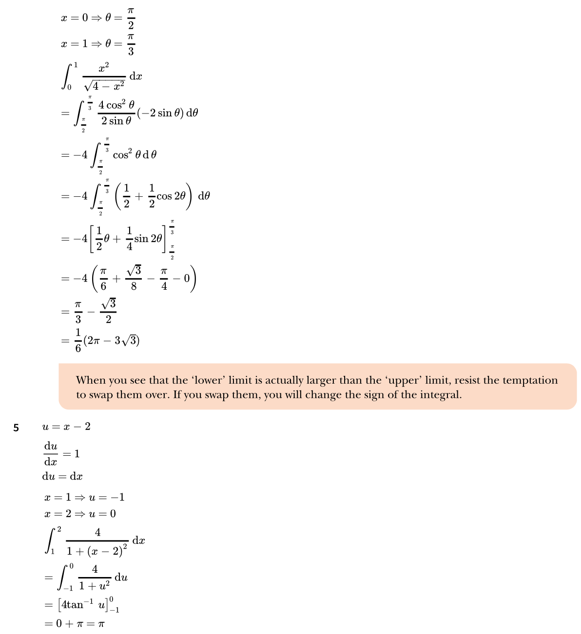9709. P3. Further Calculus. Exercise 4 Worked Solutions – Maths with David