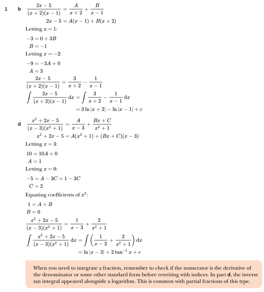 9709. P3. Further Calculus. Exercise 5 Worked Solutions – Maths with David