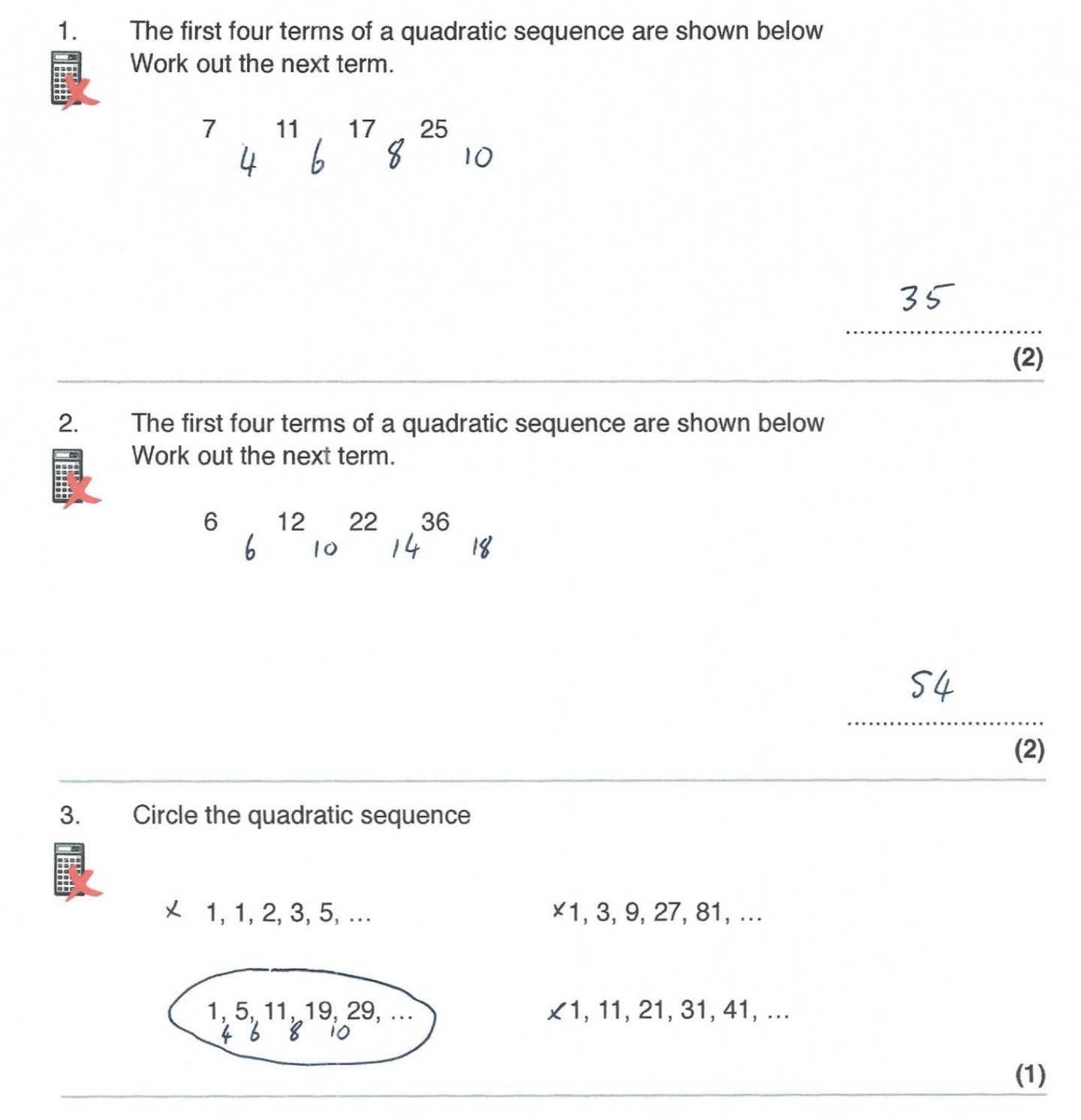 KS4. Algebra & Graphs. Finding the nth term of sequences – Maths with David