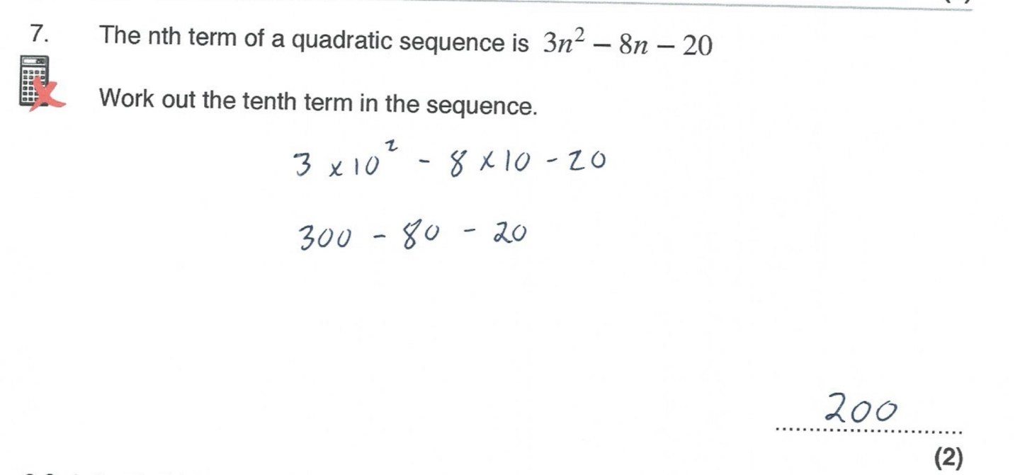 KS4. Algebra & Graphs. Finding the nth term of sequences – Maths with David