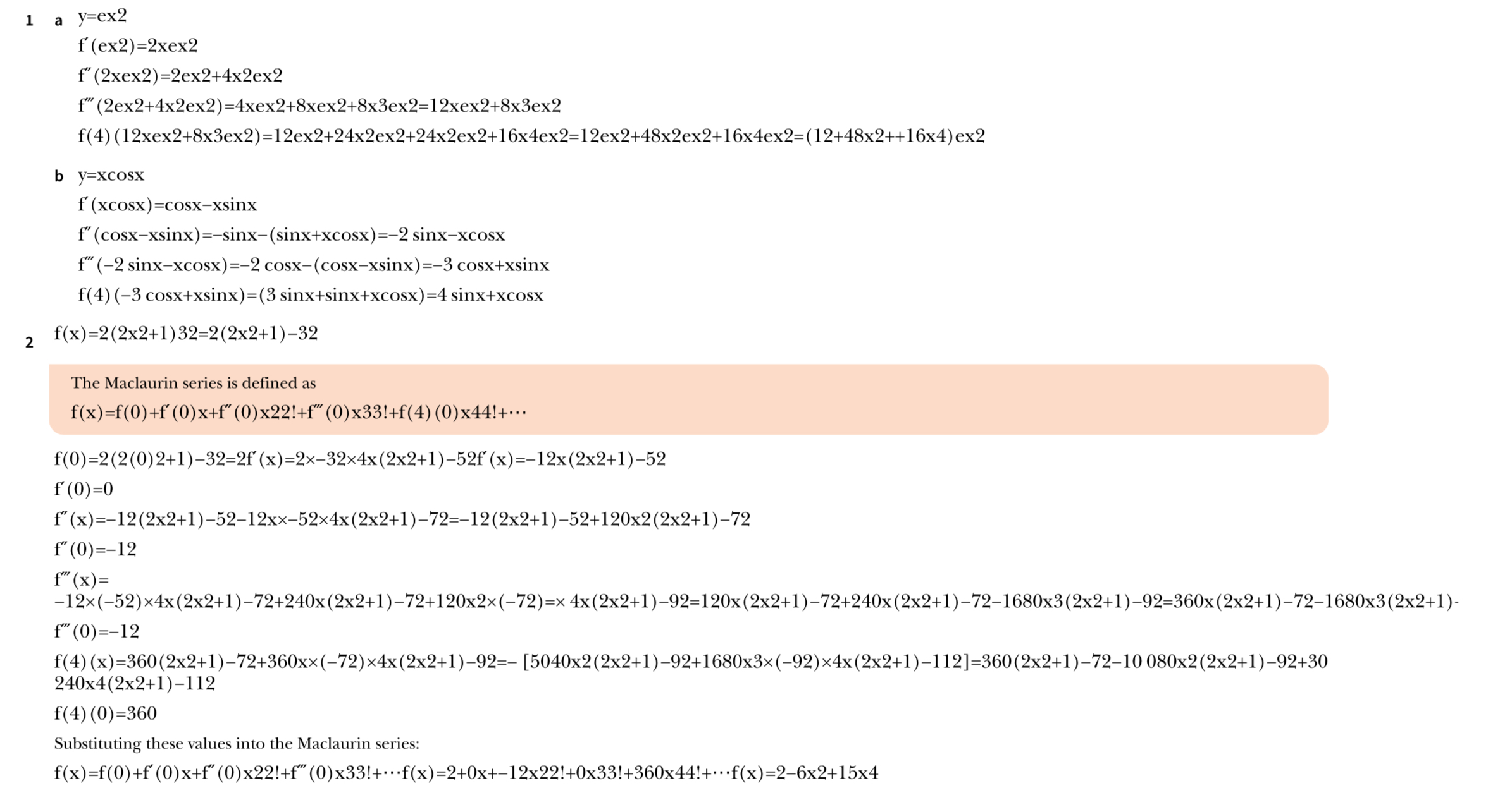 9231. FP2. Differentiation. Exercise 21D & Mixed Exercise Worked Solutions – Maths with David